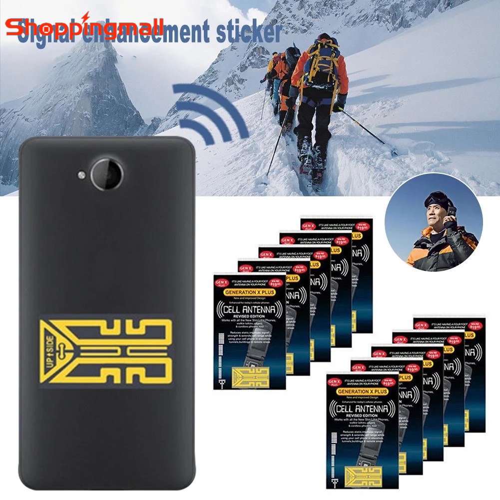 Smart Cell Phone Signal Enhancement Sticker Camping Internet Signal ...
