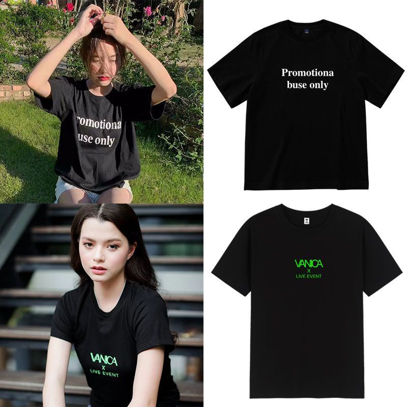 FreenBecky Pure Cotton Letter Print Short-Sleeved T-Shirt Summer Thai ...