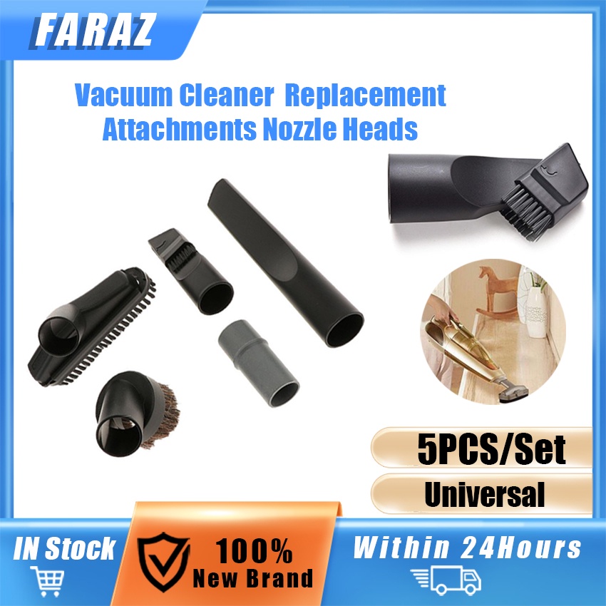 5Pcs 32mm Vacuum Cleaner Tool Parts Nozzle Heads Brush Dusting Crevice ...