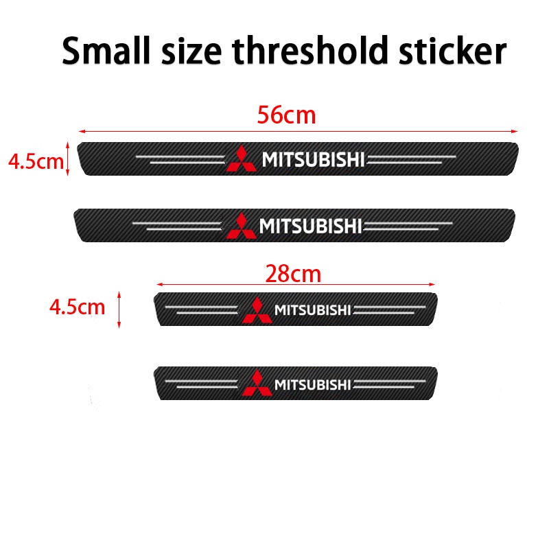Car Door Sill Side Anti Scratch Protector Sticker Threshold Carbon ...