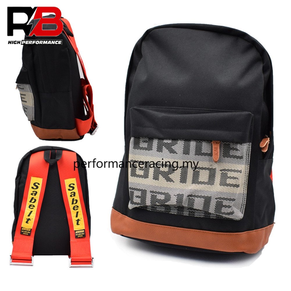 JDM Takata Sabelt Racing Fabric Backpack Seat Belt Fabric Canvas ...