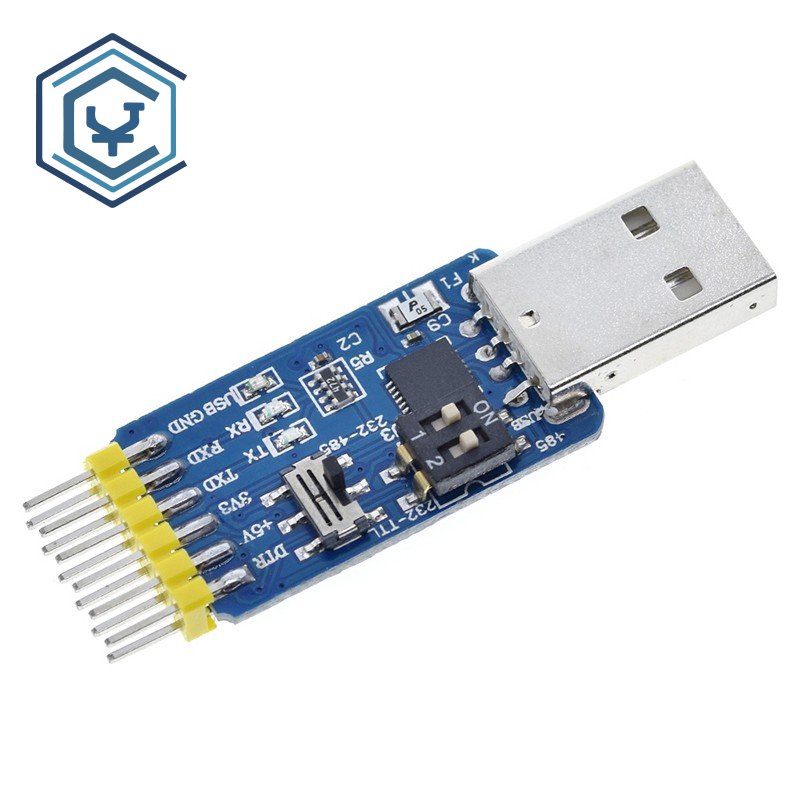 CP2102 USB-UART 6-in-1 Multifunctional(USB-TTL/RS485/232,TTL-RS232/485,232 to 485) Serial ...