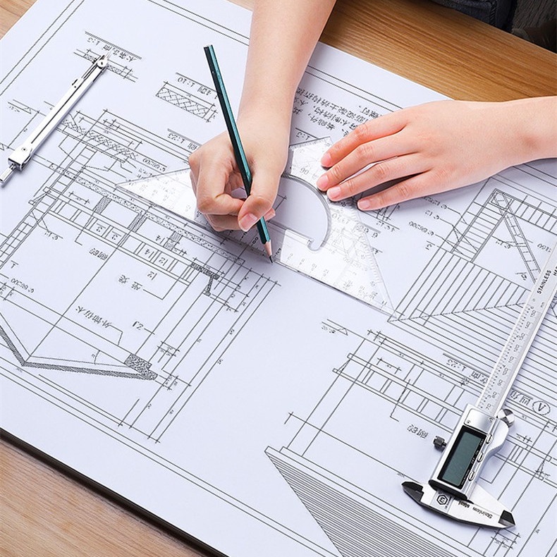 Mechanical Engineering Civil Architecture Indoor Manual Drawing CAD ...
