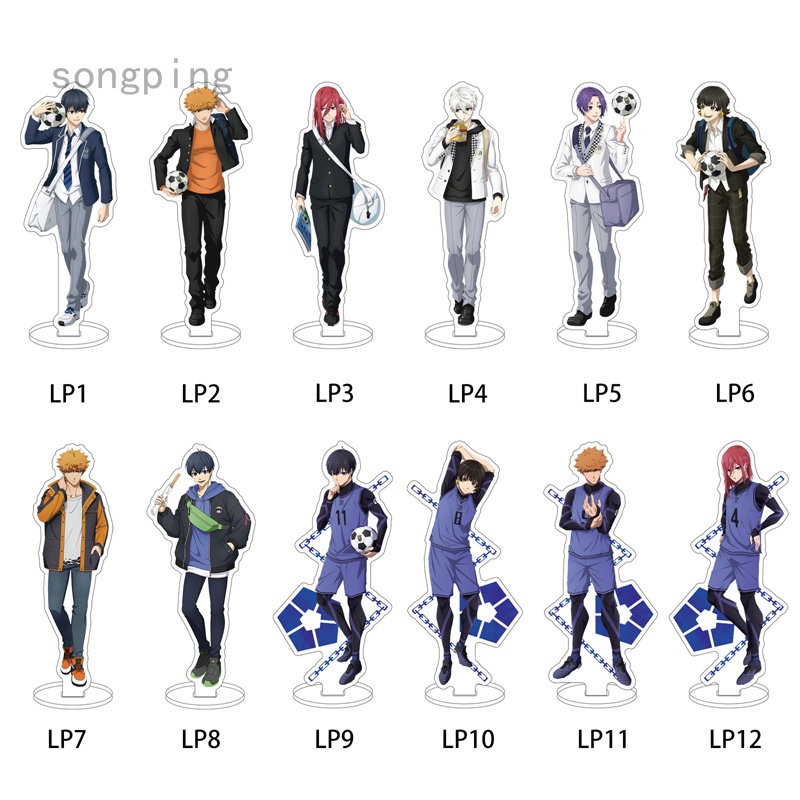 SP Anime BLUE LOCK Stand Acrylic Decoration Table Display Fan Gifts ...