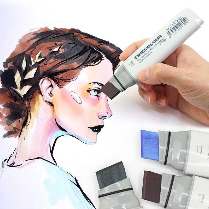 Angel Mark Marker 1/2/3Pcs 20mm Wide Markers Alcohol Line Sketching ...