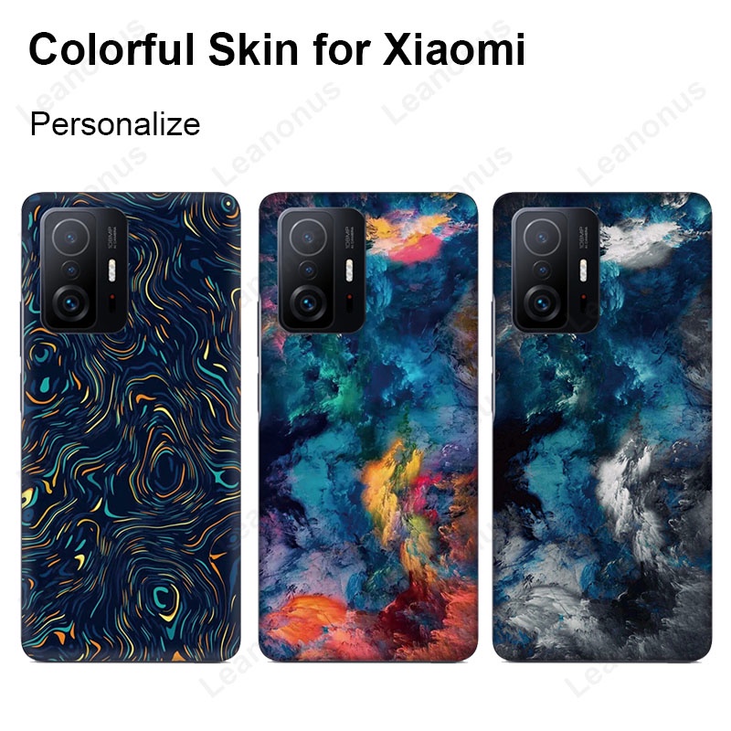 Xiaomi MI 11T 12T 10T 13T Pro Dazzling Decal Skin Back Screen Protector ...