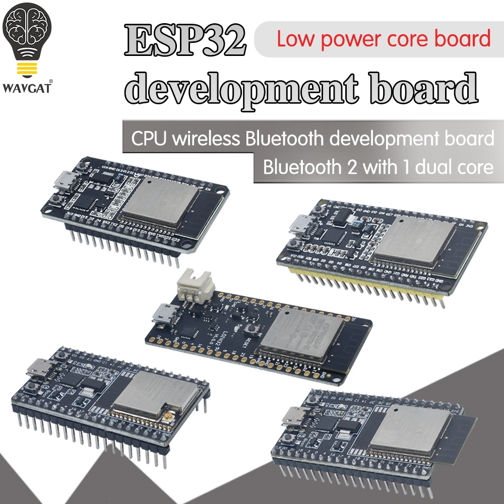 ESP32 Development Board WiFi+Bluetooth Ultra-Low Power Consumption Dual Core ESP-32 ESP-32S ESP ...