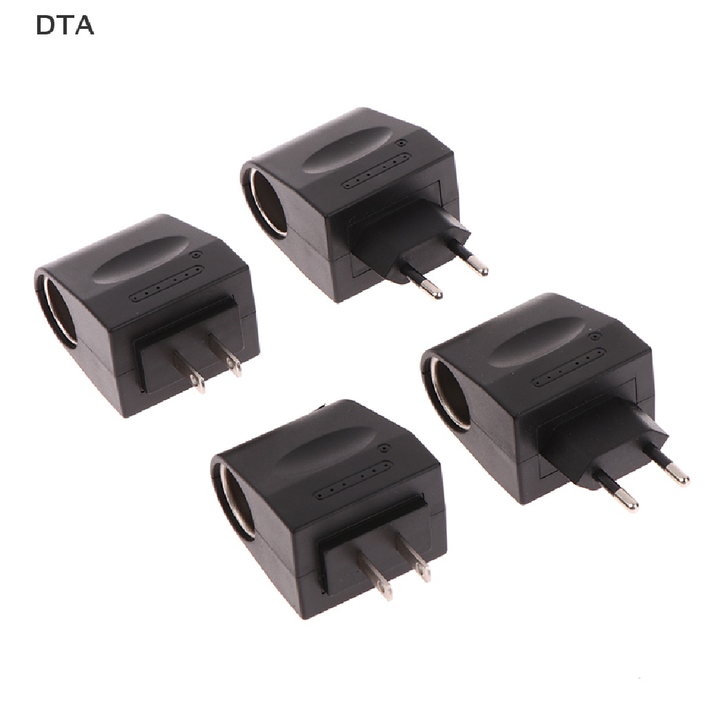 DTA 220V AC to 12V DC Car Wall Power Socket Plug Adapter Converter DT ...