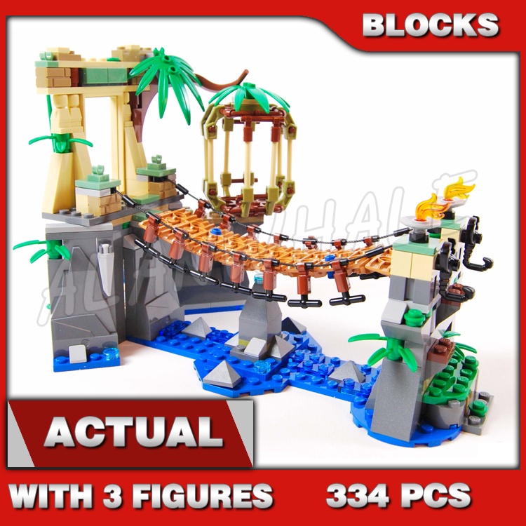 334pcs Ninjago New Master Falls Jungle Tree Bridge Thunder 10715 ...