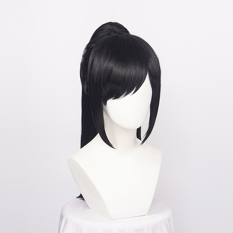 Misscoo Game Yandere Simulator Ayano Aishi Cosplay Wig Long Black ...