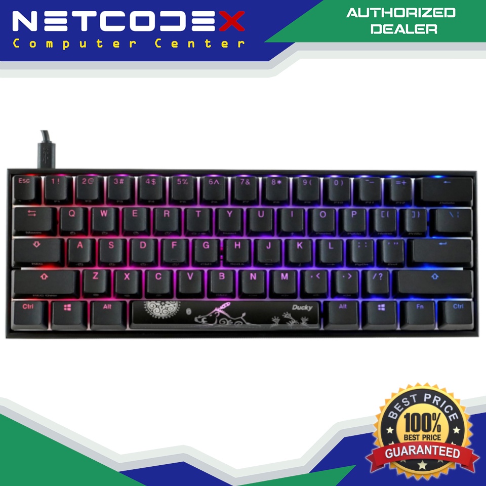 Ducky Mecha Mini Version 2 - Cherry MX Brown Switch - V2 Gaming 60% ...