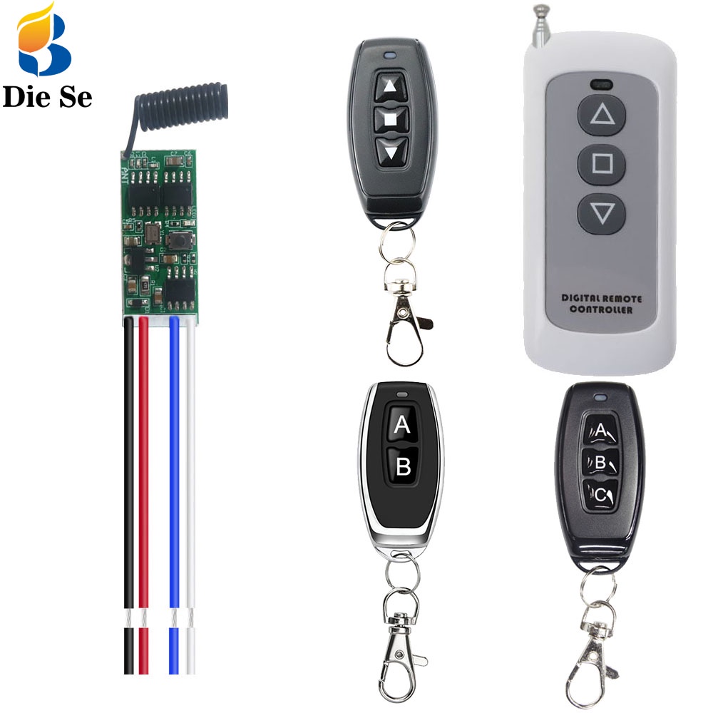 Diese Mini 3.6V 6V 12V 24V Motor/Garage/Door Controller,433MHz Wireless ...