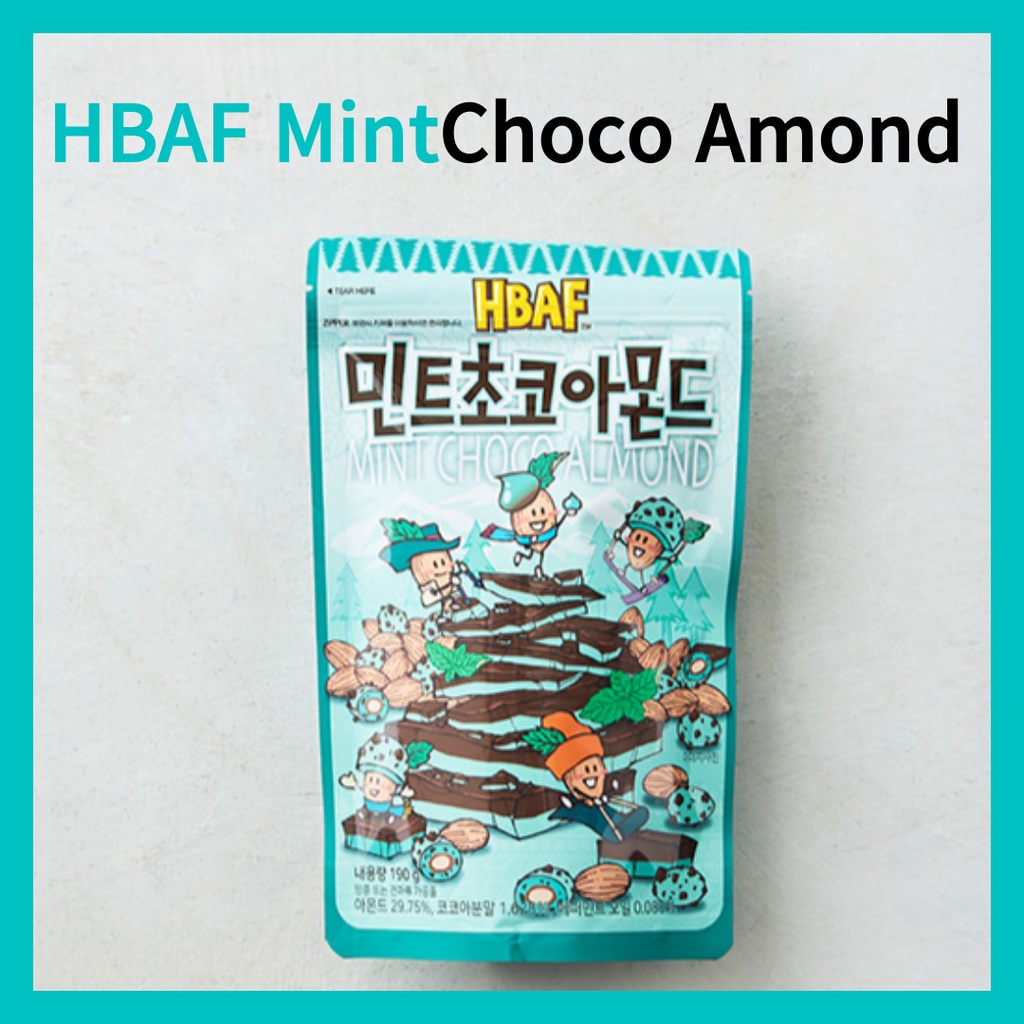 HBAF Mint Choco Almond 120g | Shopee Philippines