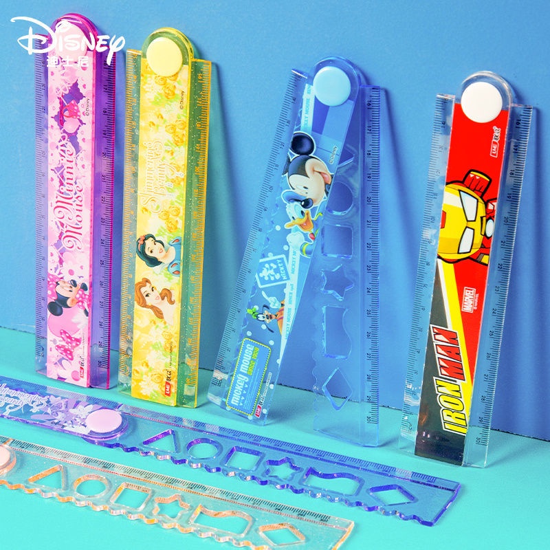Foldable Ruler Mickey 30cm Ruler with Wave Line Primary School ...