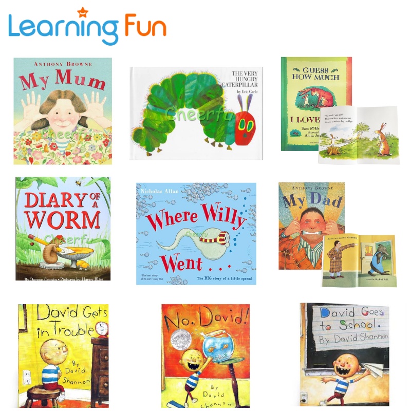My Dad My Mun Brown bear Dear Zoo The Very Hungry Caterpillar Diary of ...