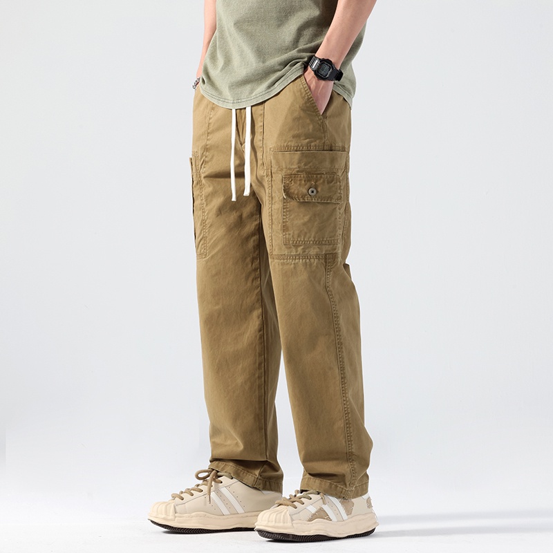 Summer Men Straight Cargo Pants | Shopee Philippines