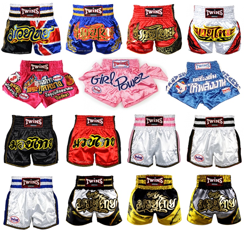New Muay Thai Boxing Shorts + Unisex Training Pants + Combat Fighting ...