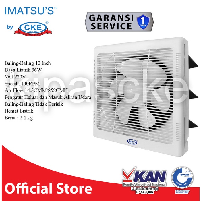 Exhaust fan / WALL fan/exhaust fan 10 inch CKE/ EF-APB25BW1-ST/exhaust ...