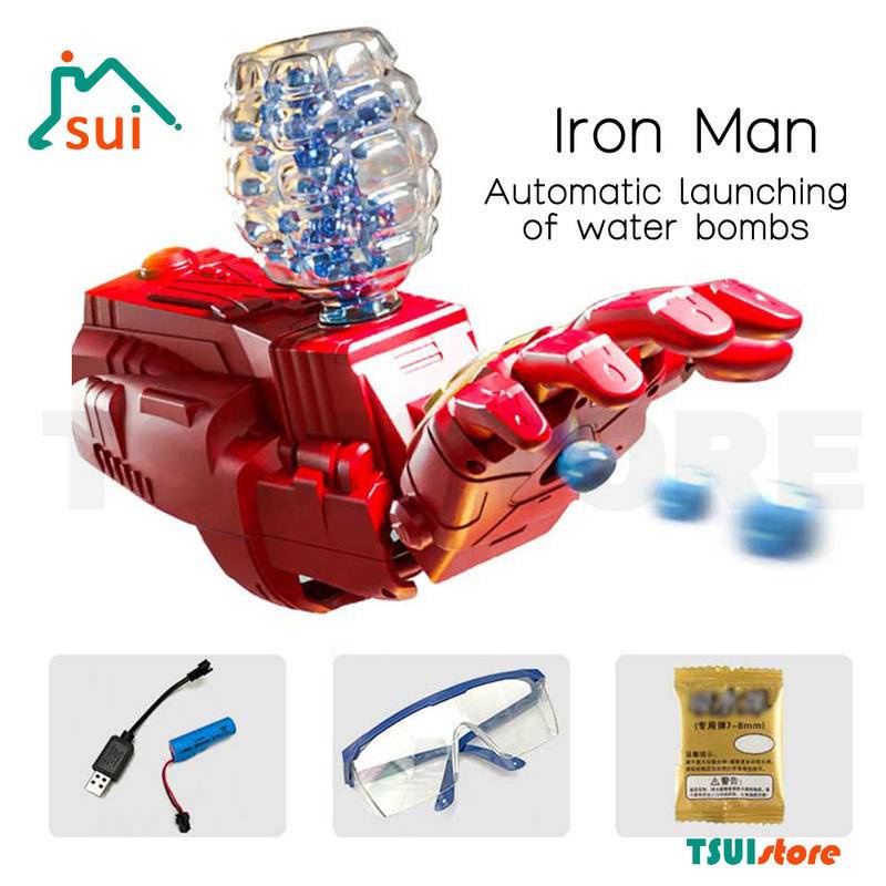 Iron Man Arm Electric Toy Water bomb Ball Toys With Gel Balls For ...