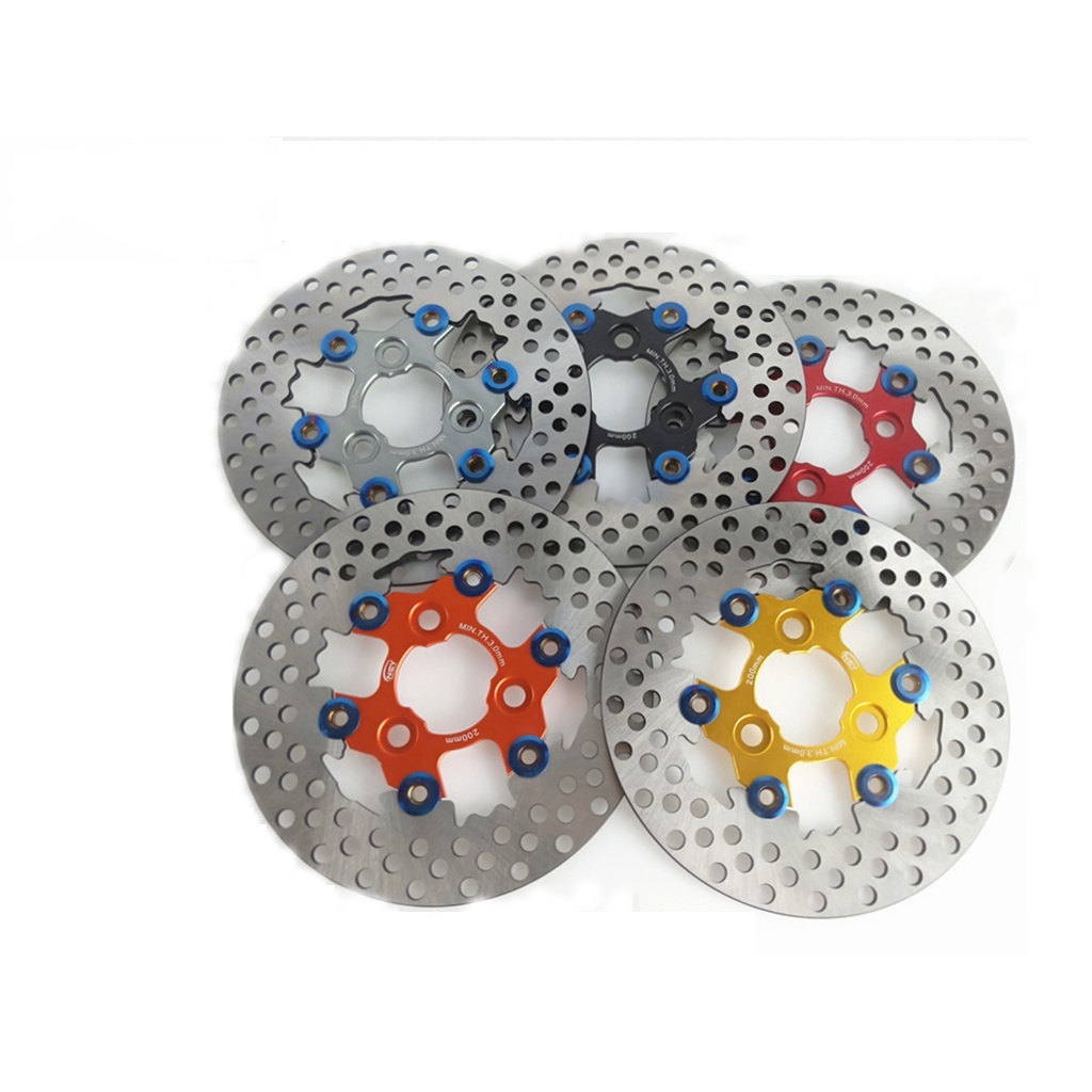 Universal 200mm/57mm CNC motorcycle brake disc adapter bracket for Yamaha Kawasaki Suzuki BWS ...