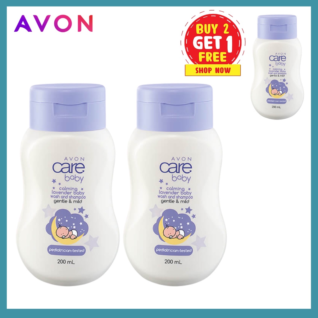 Avon Care Baby Calming Lavender Wash & Shampoo 200 ML | Shopee Philippines