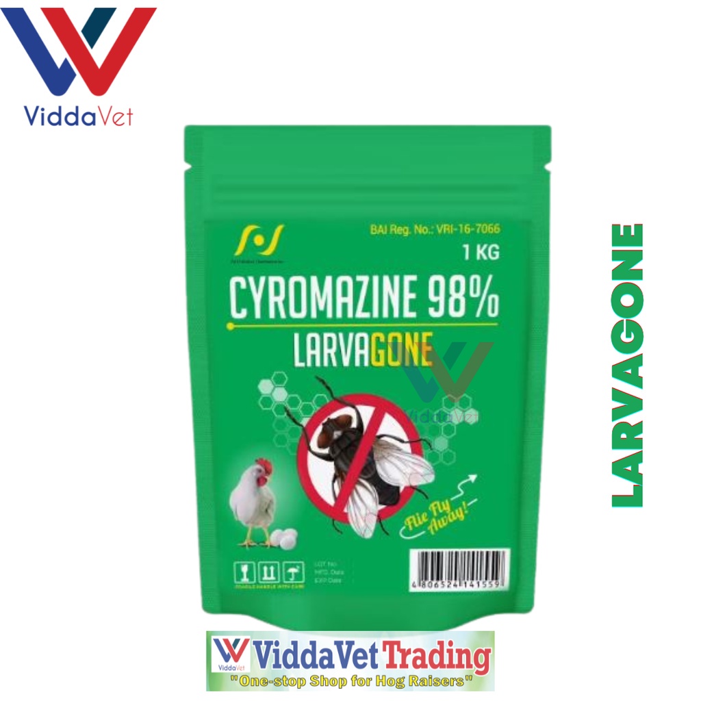 LARVAGONE 1KG FLY TRAP CYROMAZINE 98% 1KL Fly Control for residential ...