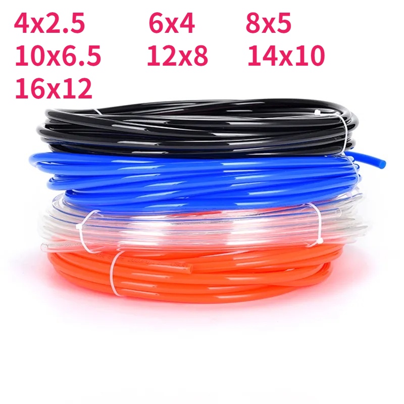 4/6/ 8/10/12/14/16mm Air Hose Pneumatic Tube Pipe PU Hoses For ...