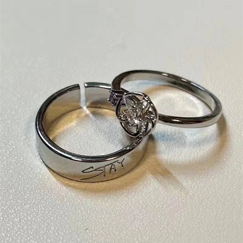 Kpop Stray Kids Open Ring Set By I.N MANIAC ENCORE Korean Fashion STAY ...