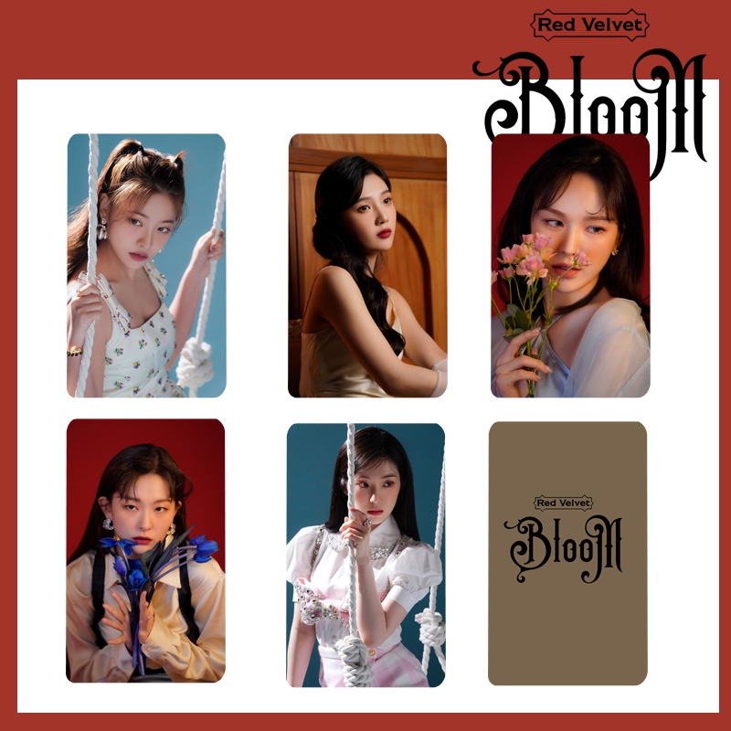 5pcs/set Red Velvet Bloom Album Photo Photocards Joy Seulgi Wendy Yeri Irene Lomo Cards ...
