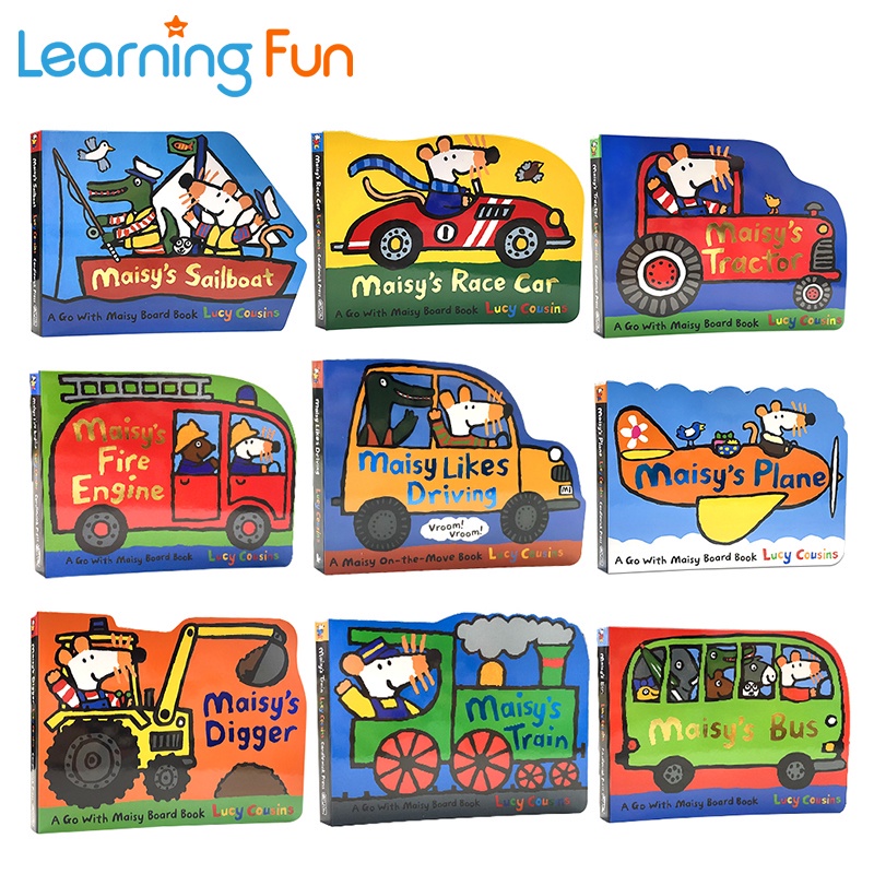 Maisy Transportation Kids Educational Cardboard Story Book Children ...