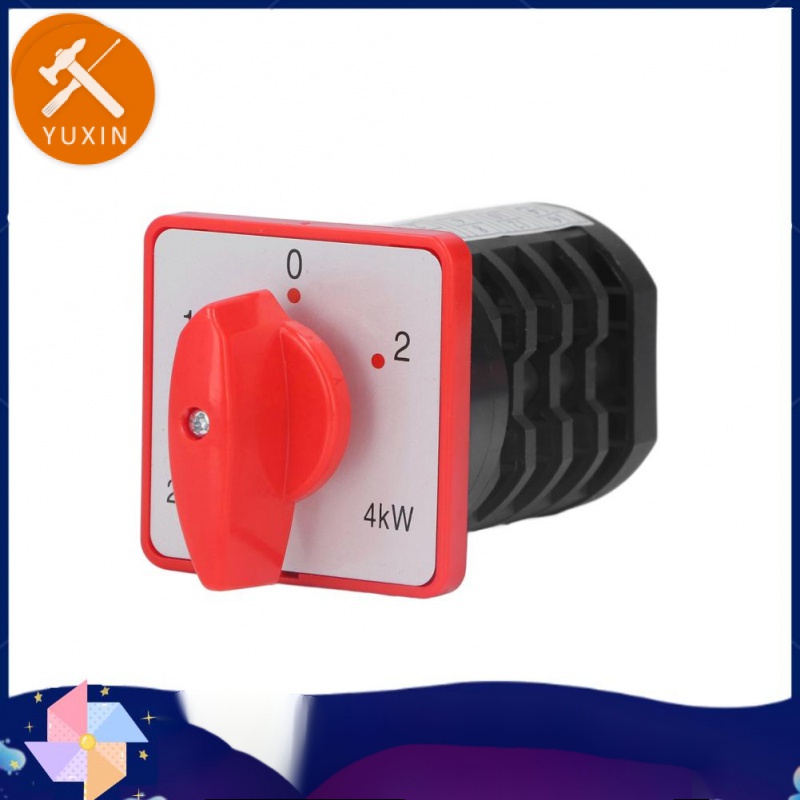 BERM Rotary Changeover Switch Knob Control Selector 4 Section 3 ...