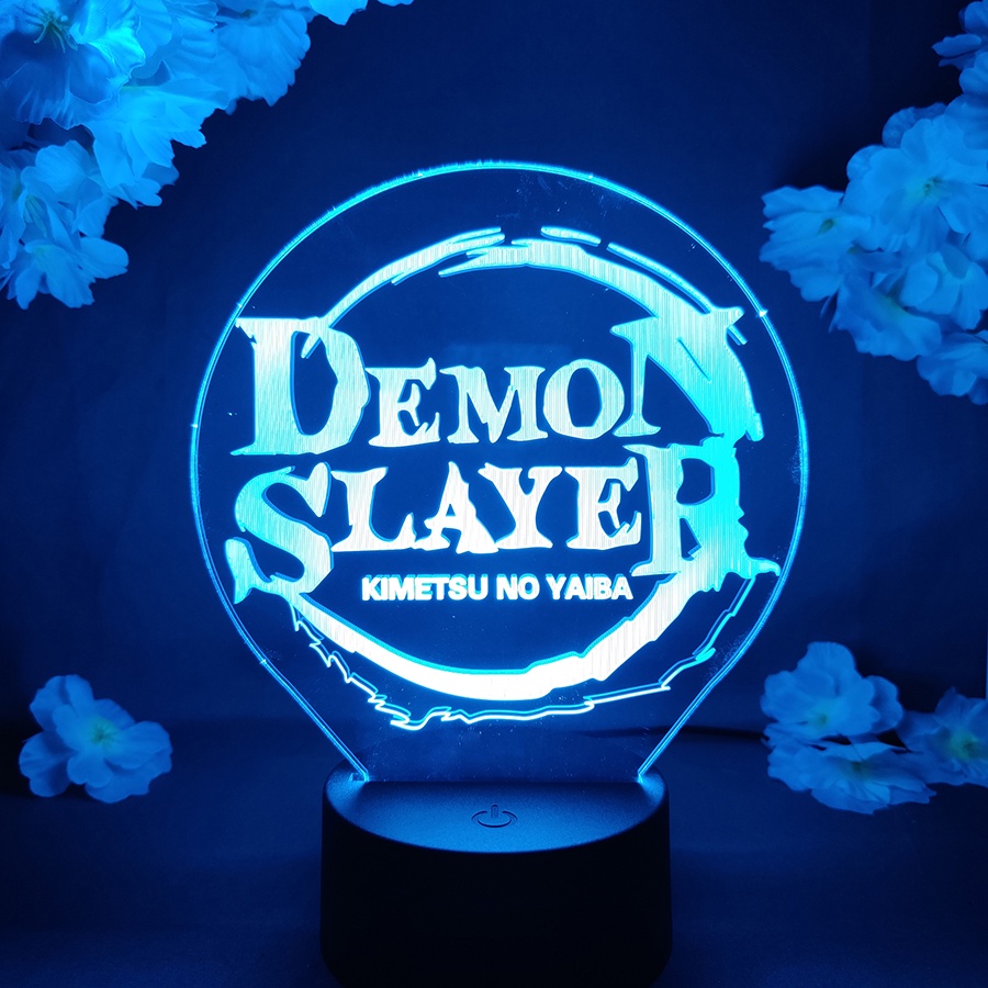 Demon Slayer LED Anime Lamp Manga Fans Episode Achievement Mark Gift ...