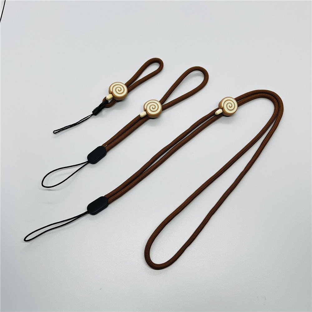 Candy Pattern Neck Long Lanyard Strap Adjustable Phone Lanyards for ID ...