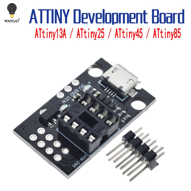 ATtiny13A / ATtiny25 / ATtiny45 / ATtiny85 Pluggable ATTINY Development ...