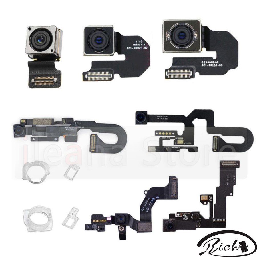 Front Camera Moulds Flex Cable For iPhone 6 6s 7 8 Plus 5S SE Proximity Sensor Rear Back Camera ...