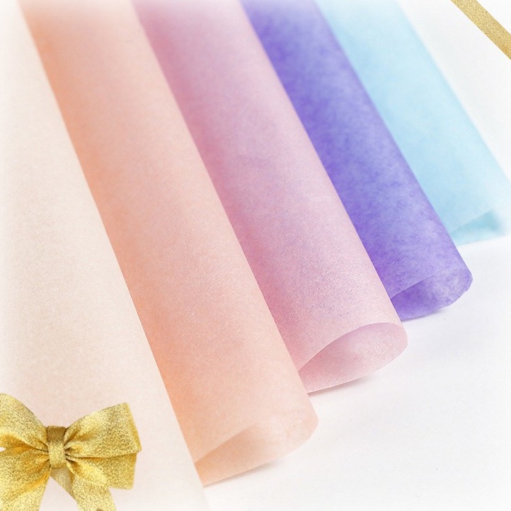 36pcs Colored paper Wrapper Tissue Bouquet Wrapped Flower Gift ...