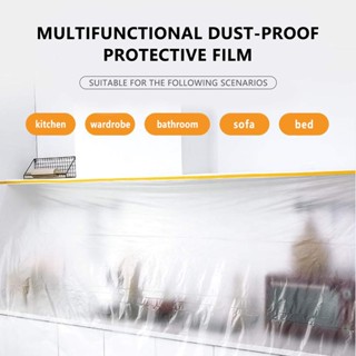 Multi-purpose Masking Film with Tape House Painting Protection Film ...