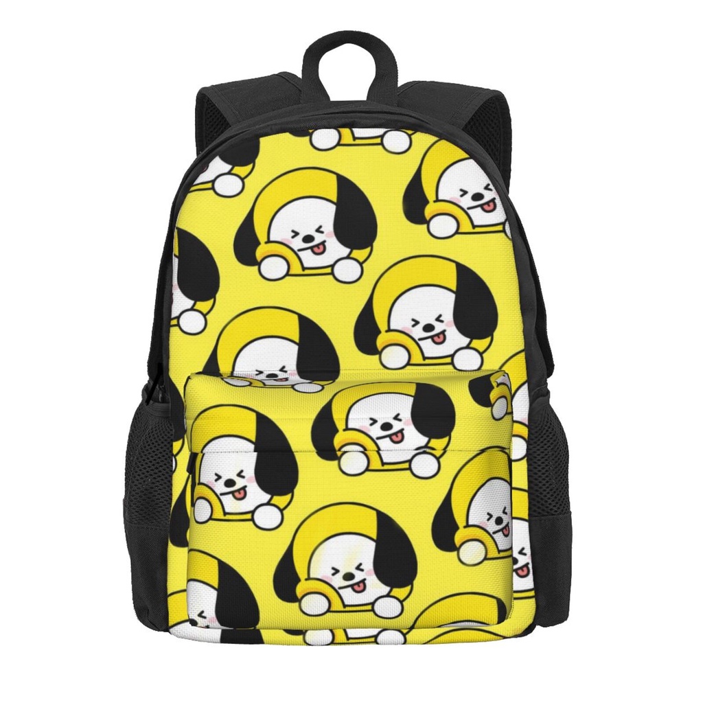 BTS BT21 Fashion Casual Backpack Large Capacity Student School Bag ...