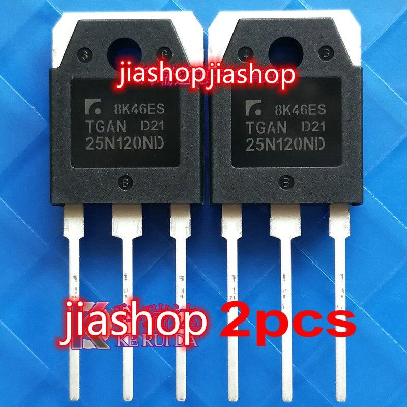 5Pcs Original 25N120ND TO-3P TGAN25N120ND TO3P 25A/1200V IGBT power ...