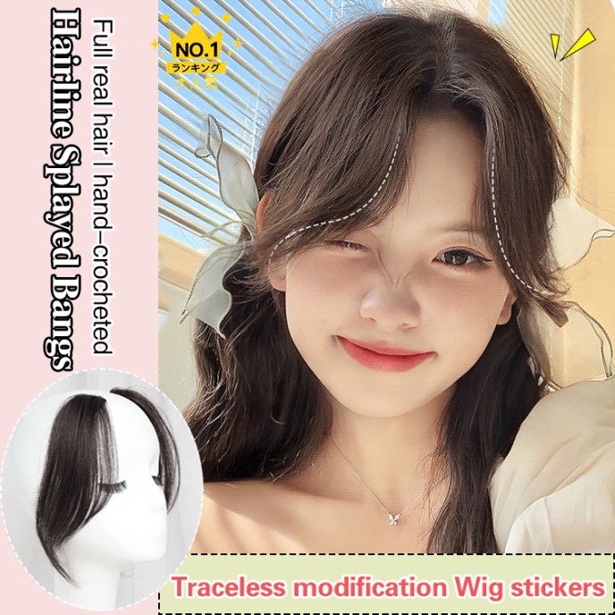 FYS_Splayed bangs hairline wig stickers natural forehead real hair ...