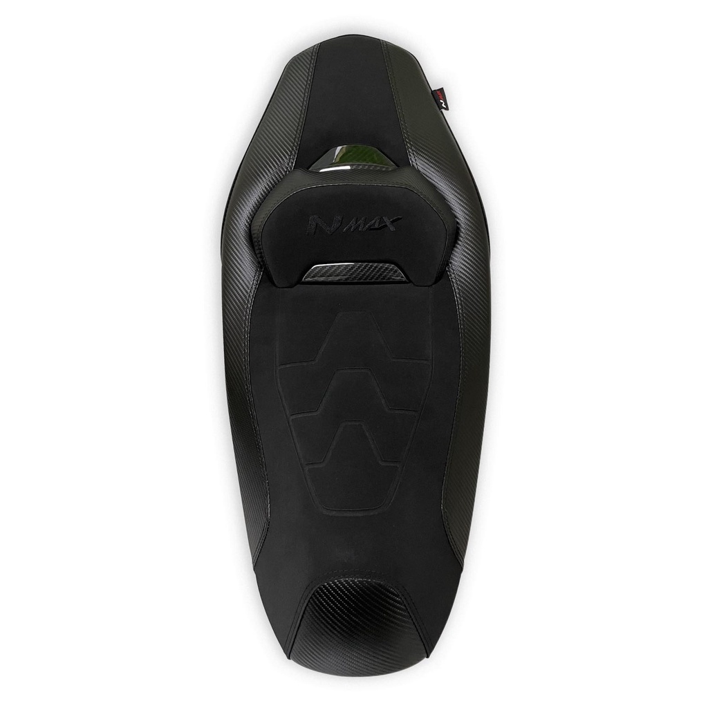 Nmax V1 V2 / Aerox V1 V2 Camel Back Seat Suede and Leather BLACK CARBON Motorcycle | Shopee ...