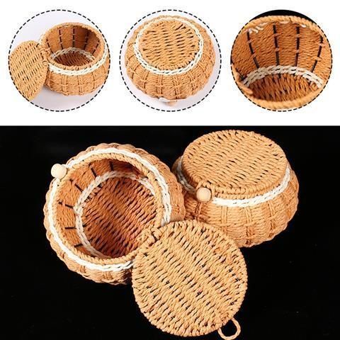 Bamboo Chess Jar Jujube Tree Cans Whole Wood Handmade Art Chess Basket ...