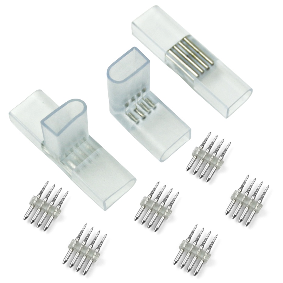 5PCS I L T Shape Corner Connector 2Pin 4 Pin Middle Connector with ...
