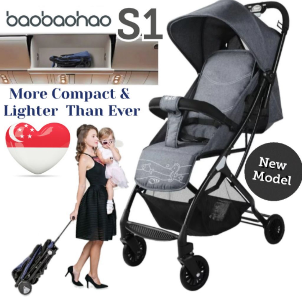 Foldable Cabin Stroller , Compact Lightweight | Shopee Philippines
