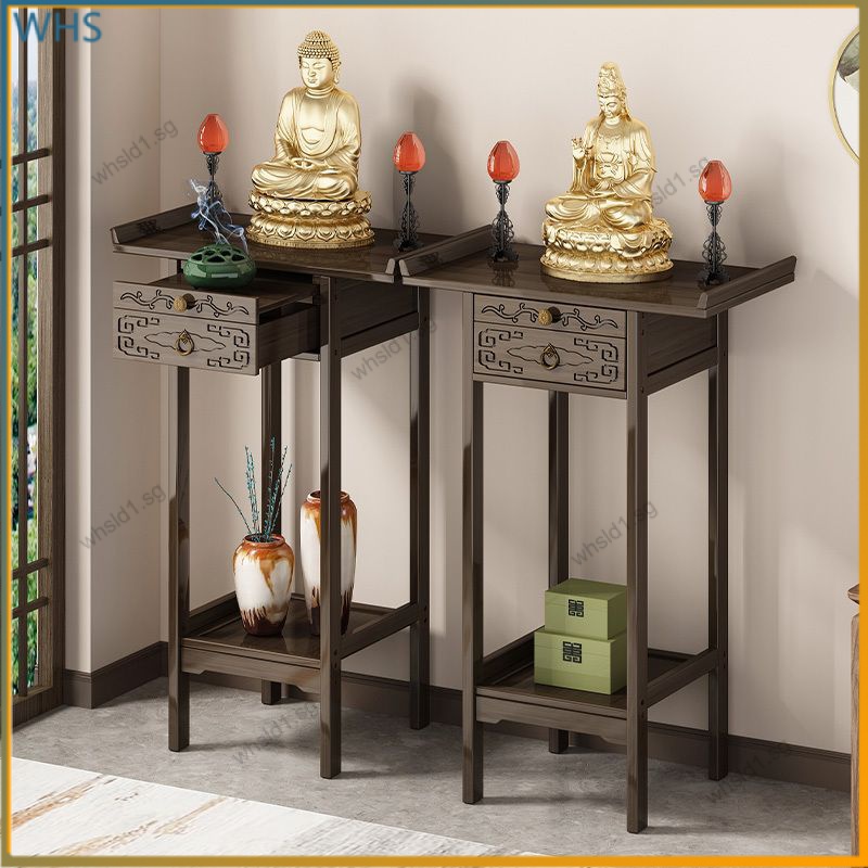 Buddhist altar altar table incense table domestic solid wood Buddhist ...
