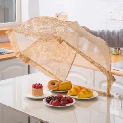 CHAINSTORE Foldable Large Size 70CM Food Cover Cover Mesh Mosquito Meal Table Umbrella Food ...