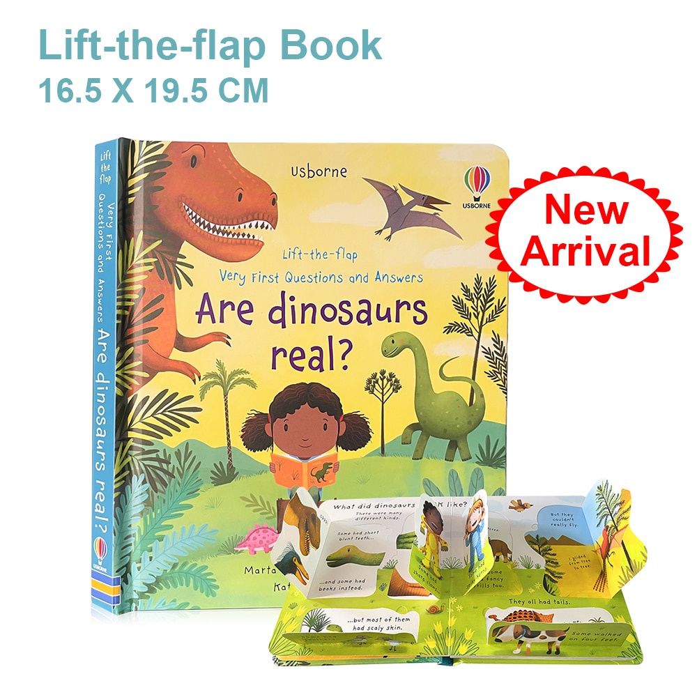 Are Dinosaurs Real?Usborne Books Lift The Flap Very First Kids English ...