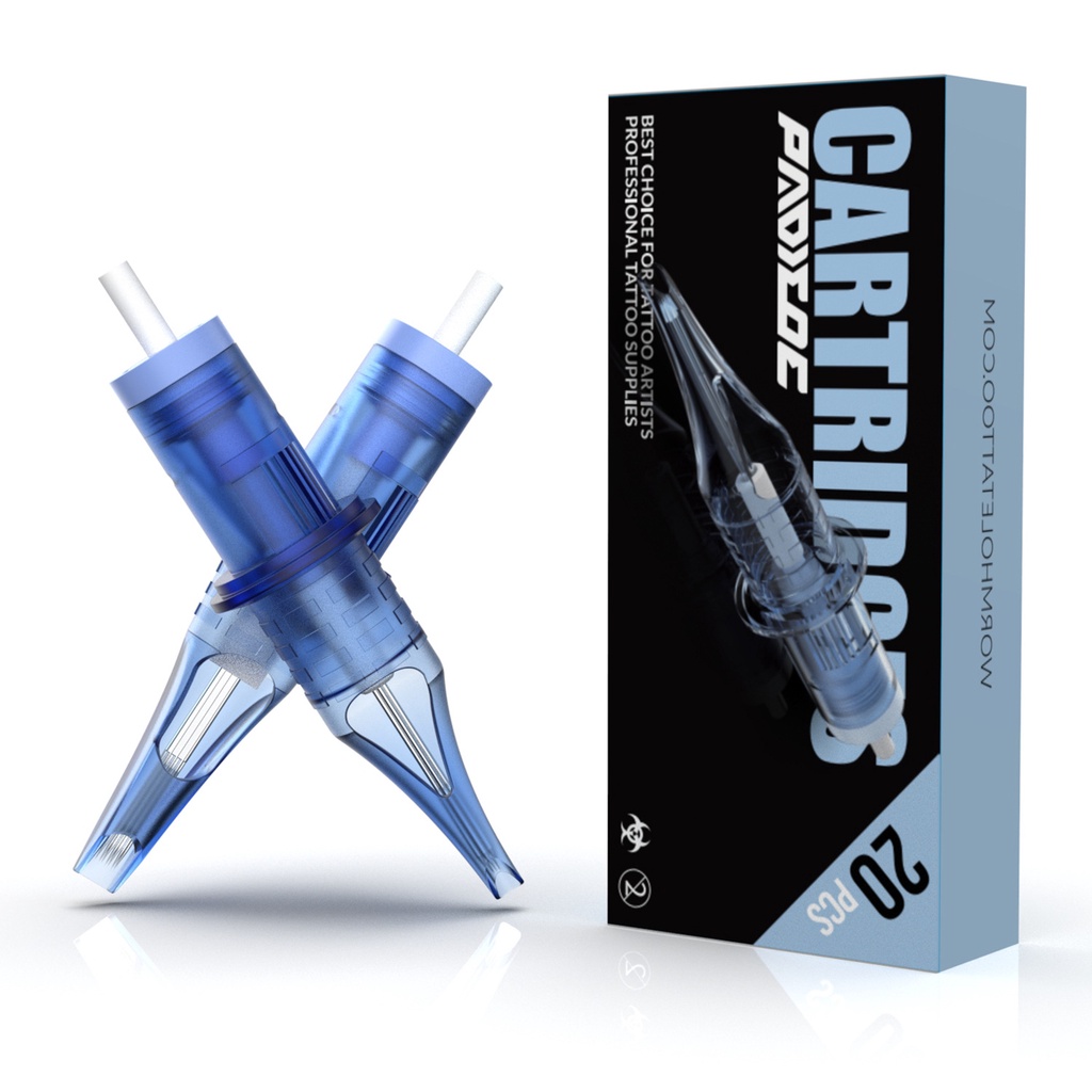 Wormhole Tattoo 20pcs/box 0.35mm Cartridge Needle Disposable Sterile ...
