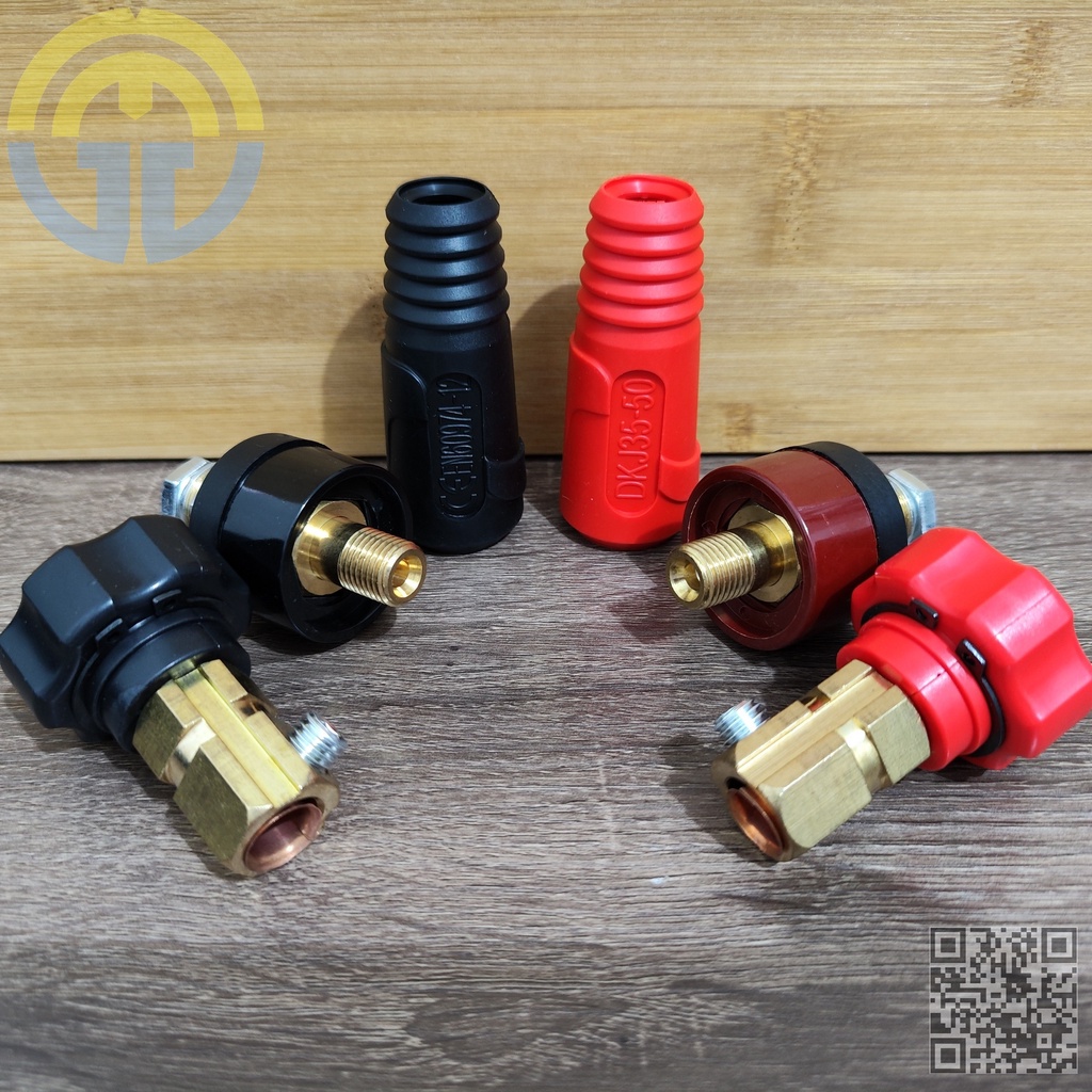 High Performance Welding Cable Connector Plug and Socket Set Threaded ...