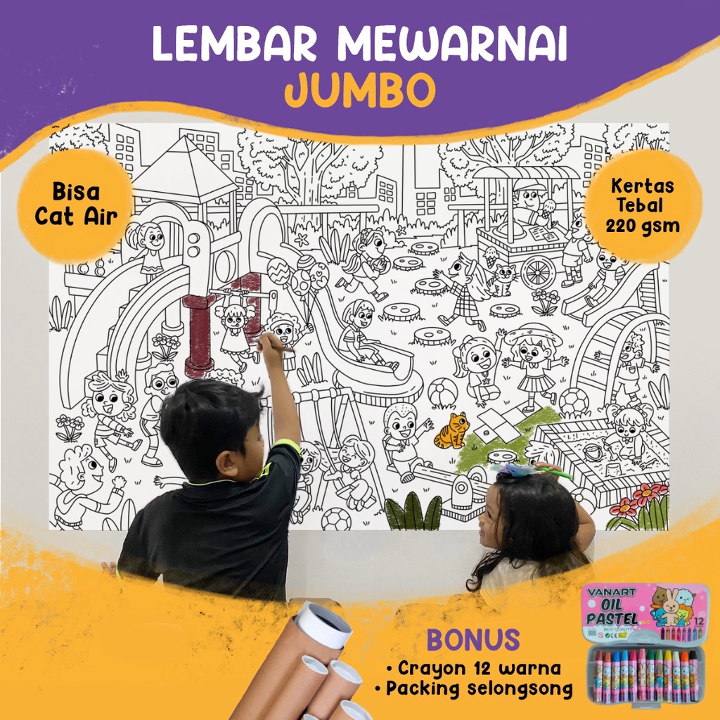 Jumbo Coloring Poster/Giant Coloring Sheet/Coloring Page/Children's ...